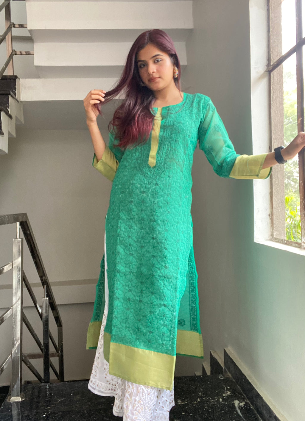 Dhari Straight Kota Kurtav: Elegant Handloom Woven Traditional Design